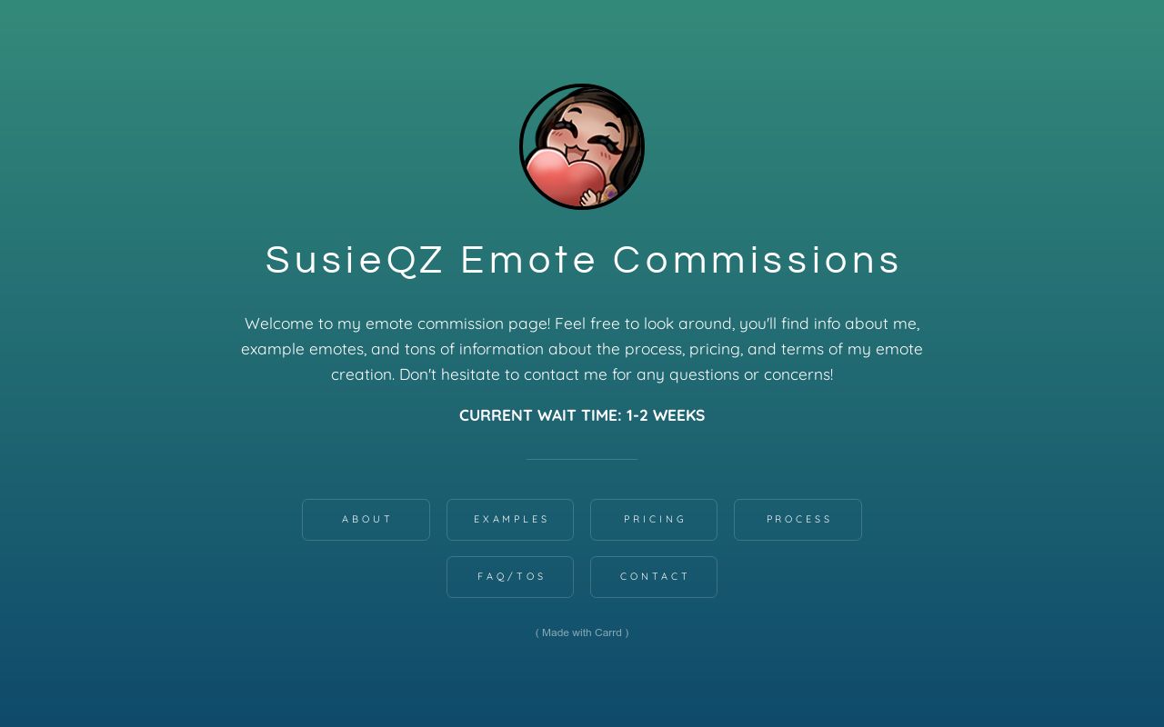 Twitch Emote Commissions by SusieQZz